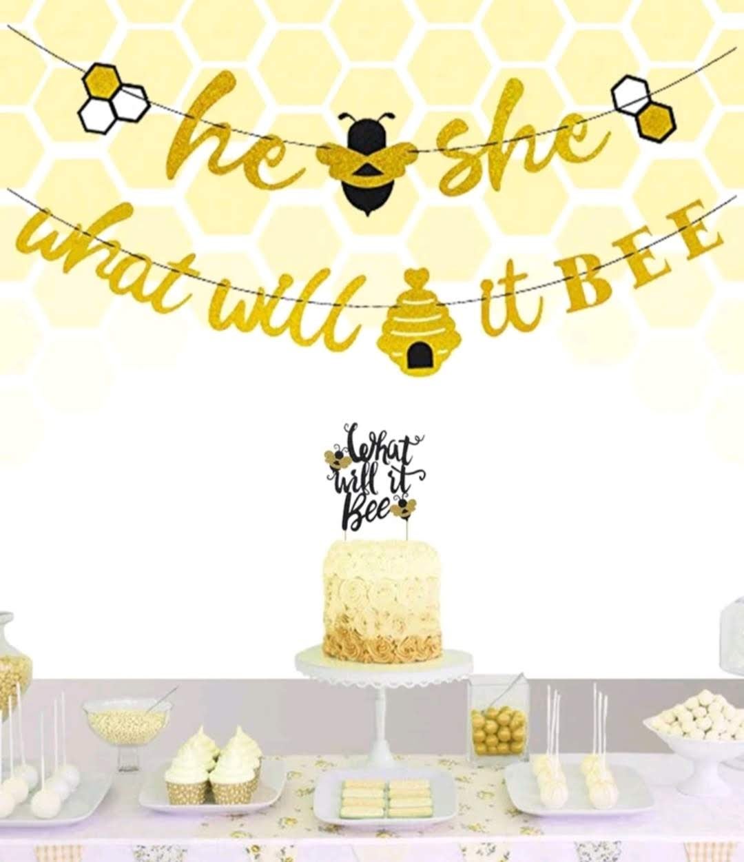 "He or She, What Will It Bee?" Party Package - Gender Reveal | The Helt ...